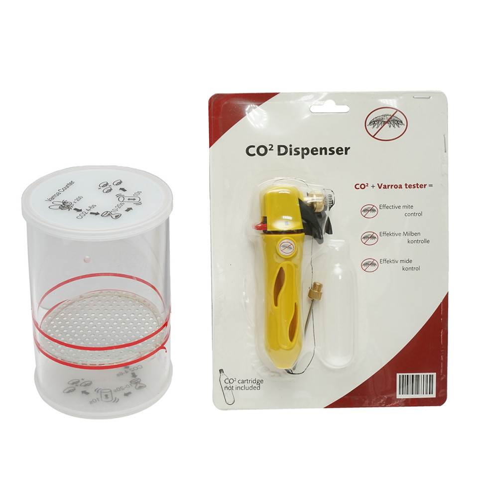 Tester Varroa cu CO2 cu 2 cartuse de CO2