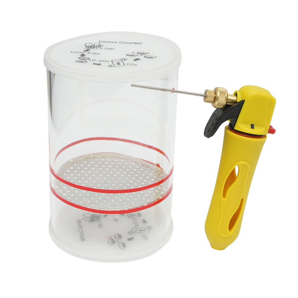Tester Varroa cu CO2 cu 2 cartuse de CO2
