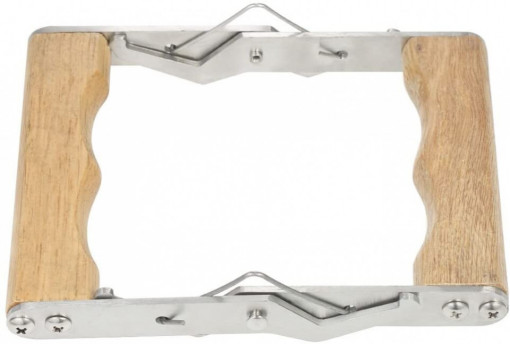 Cleste apicol de ridicat ramele din inox cu maner din lemn