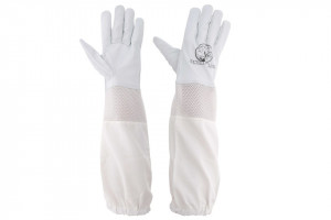 Manusi apicole cu aerisire din piele naturala - Onomeus