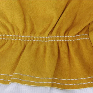 Manusi apicole din piele de oaie galbene