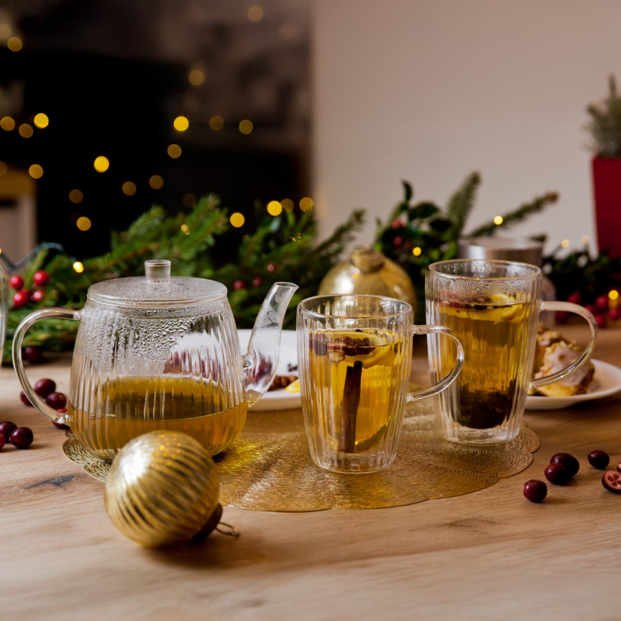 Set vase emailate cu capac, 6 piese, gri, Emalia Olkusz