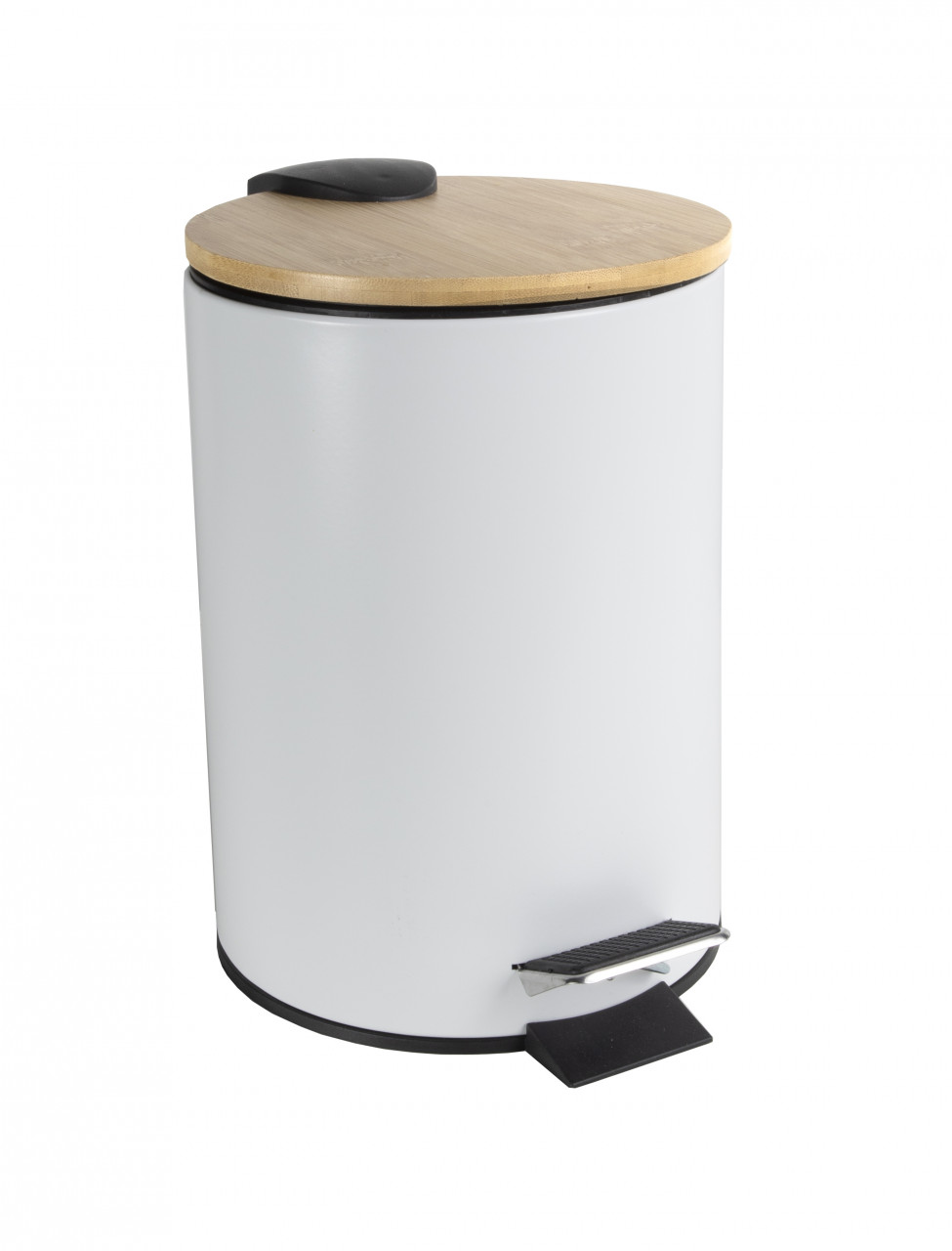 Cos de gunoi cu pedala 3L, alb, Scandic