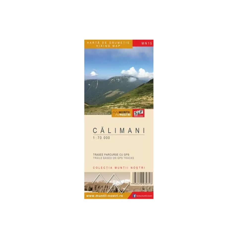 Harta Muntii Calimani