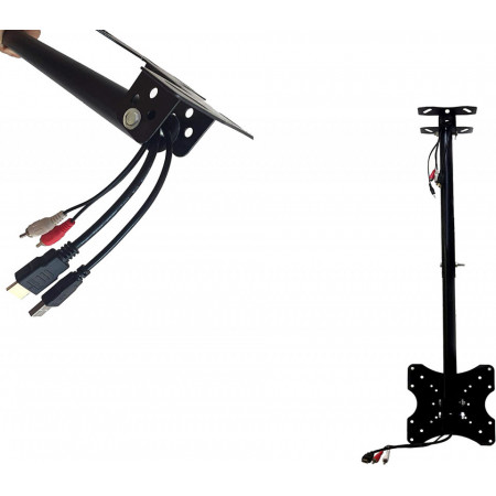 Suport brat telescopic Ecran TV Tavan/Perete, Monitor 14-42", Stativ ...