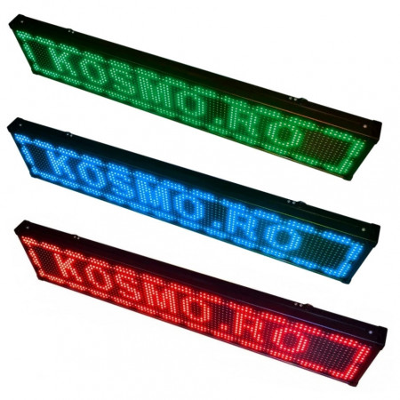 100x20 CM Reclama LED firma luminoasa text programabil (96x16 pixeli ...