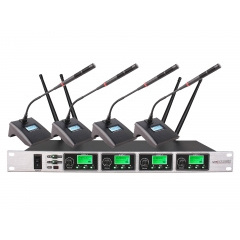 4 x microfon conferinta wireless profesional, Set patru microfoane fara ...