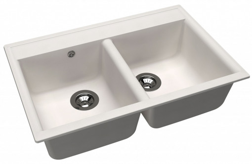 Granitni sudoper Astra 780 bijeli