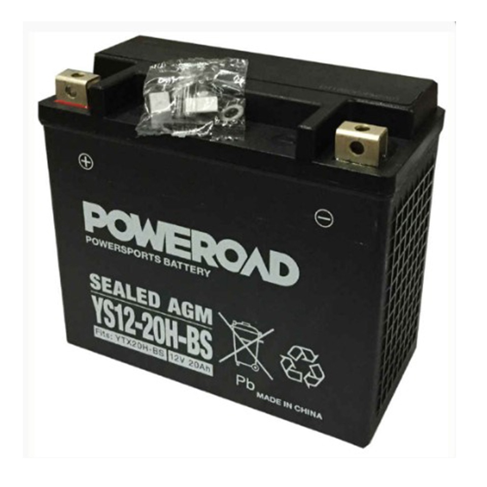 Baterie moto AGM POWEROAD YS12-20H-BS, 12V-20Ah SmallGear