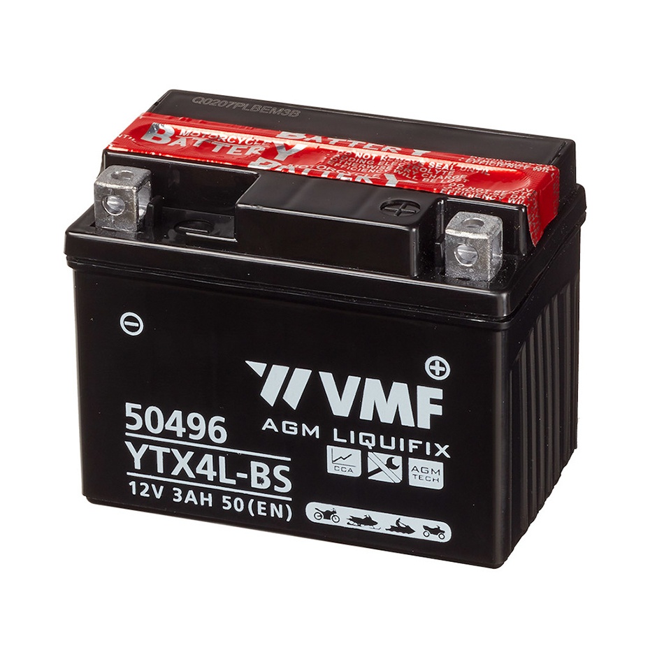 Baterie moto AGM VMF YTX4L-BS, 12V-3Ah SmallGear