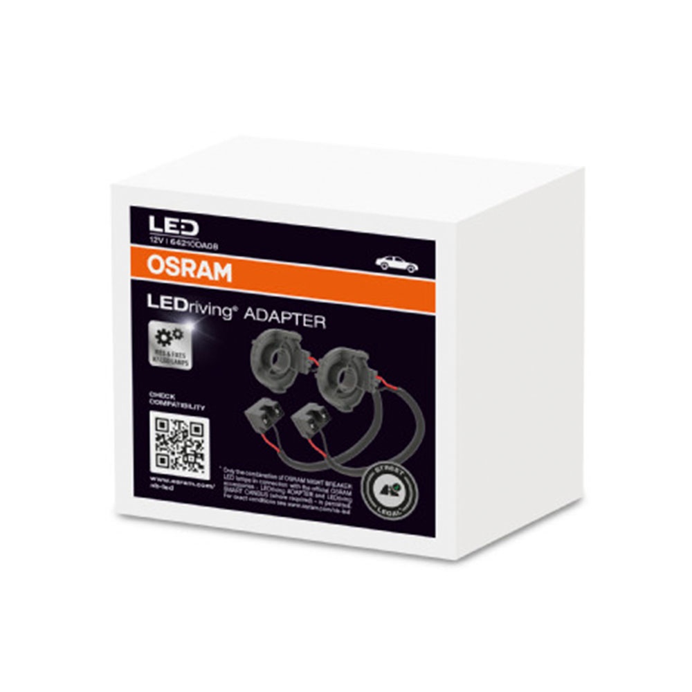 Set 2 bucati- adaptor bec LED OSRAM omologat RAR H7 pt. Ford, Renault ...