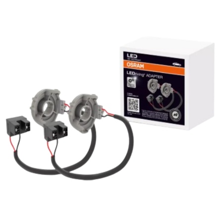 Set 2 bucati-adaptor bec LED OSRAM omologat RAR H7 pt. modele Mercedes ...