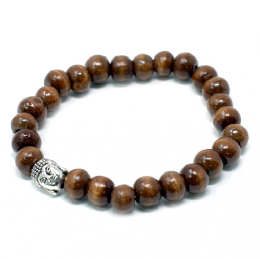 Bratara lemn Buddha - Maro