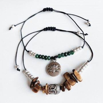 Se bratari cristale - Jad si Ochi de Tigru - Abundenta si curaj