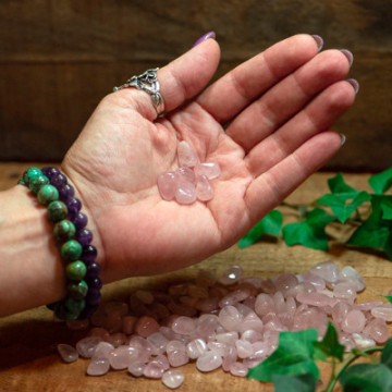 Cuart roz rulat, mic, 8-15mm