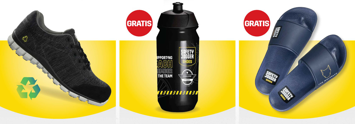 PACHET Cycling - Morris (pantofi protectie S1P + papuci + bidon apa)