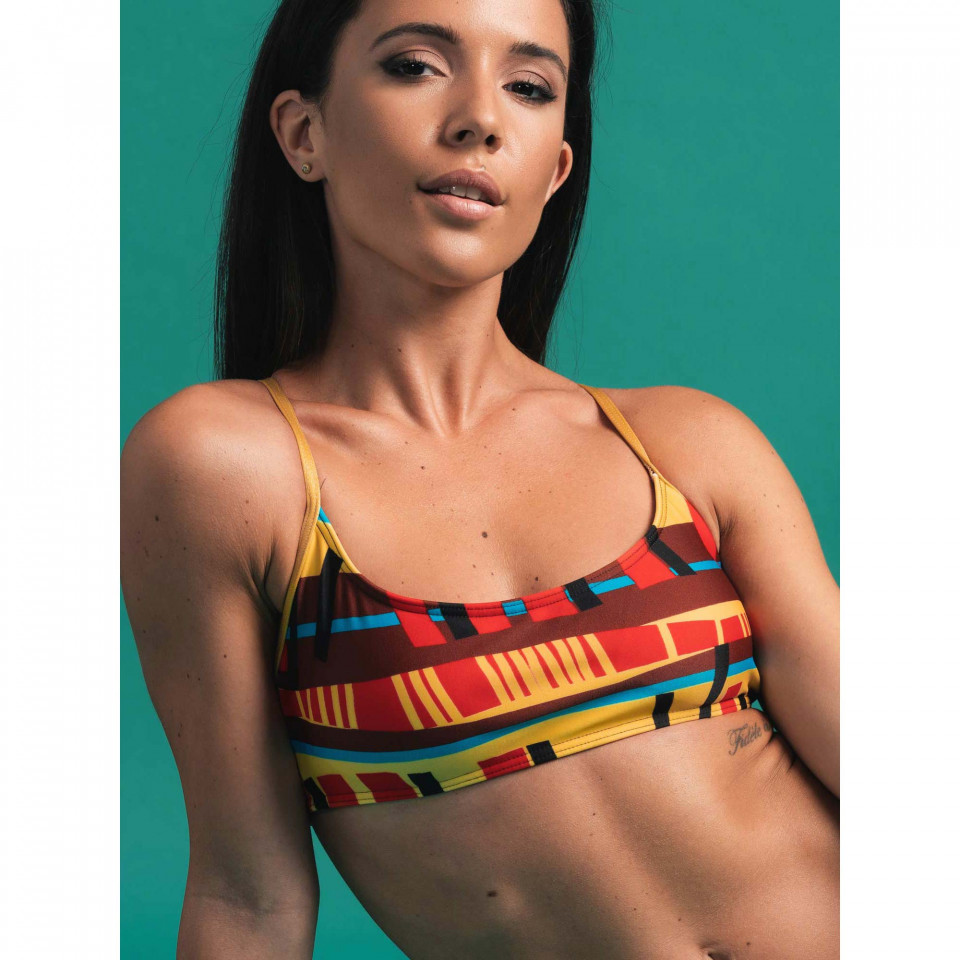 BRILLE | Дамски бански горнище IVET, Жълт