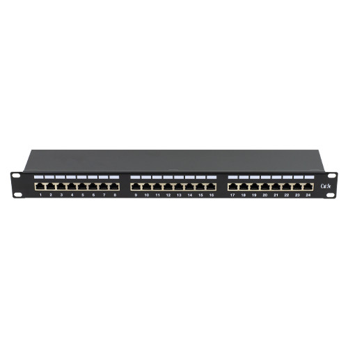 Patch Panel 1U, FTP cat5e, 24 porturi RJ45 - ASYTECH Networking ASY-PP ...
