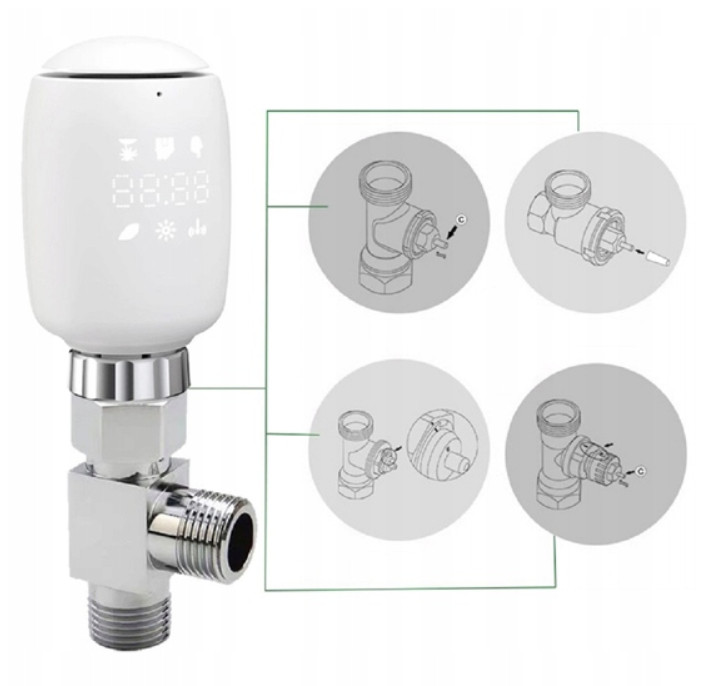 Termostat inteligent pentru calorifer Avatto TRV06 Zigbee 3.0 TUYA