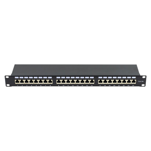 Patch Panel 1U, FTP cat6A, 24 porturi RJ45 - ASYTECH Networking ASY-PP ...