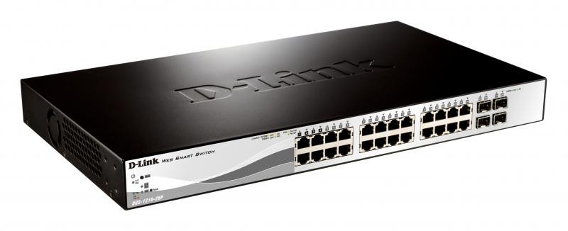 DLINK SW 24P-FE POE 2P-SFP 2CMB SMART RM