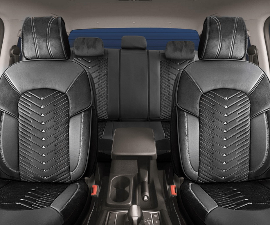 Sandero III / Stepway III - Set Huse scaune Dubai Negru - realizate ...