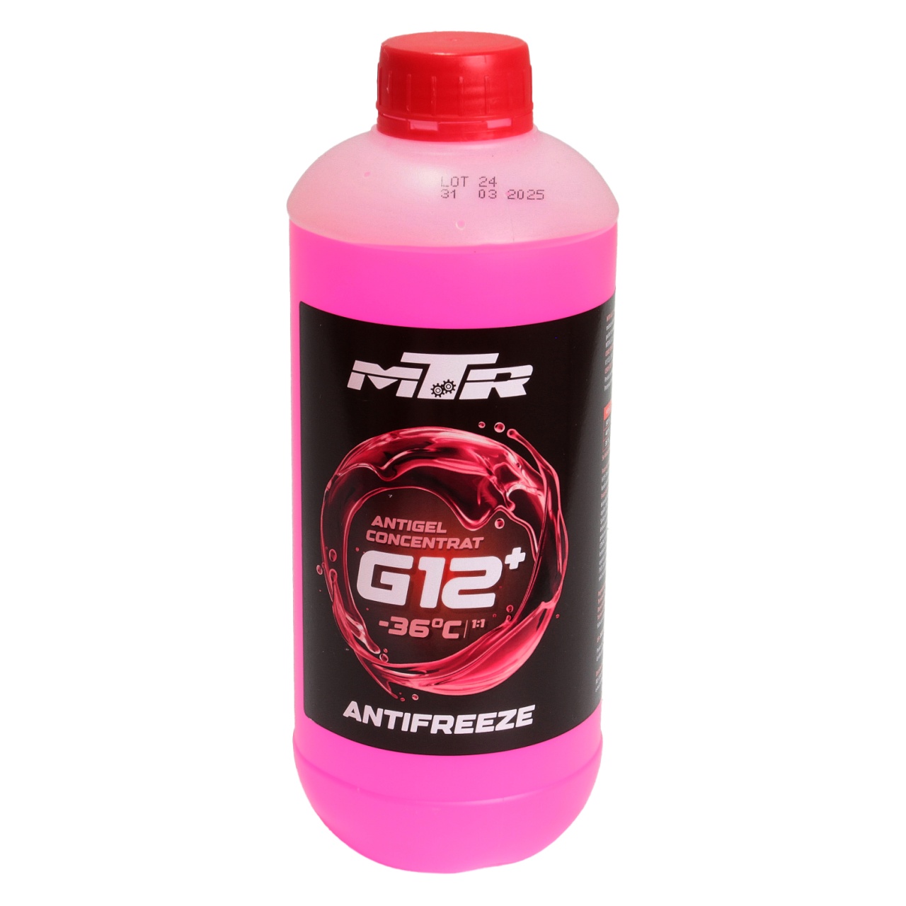 Antigel concentrat Rosu MTR G12+ (-72°C) 1L