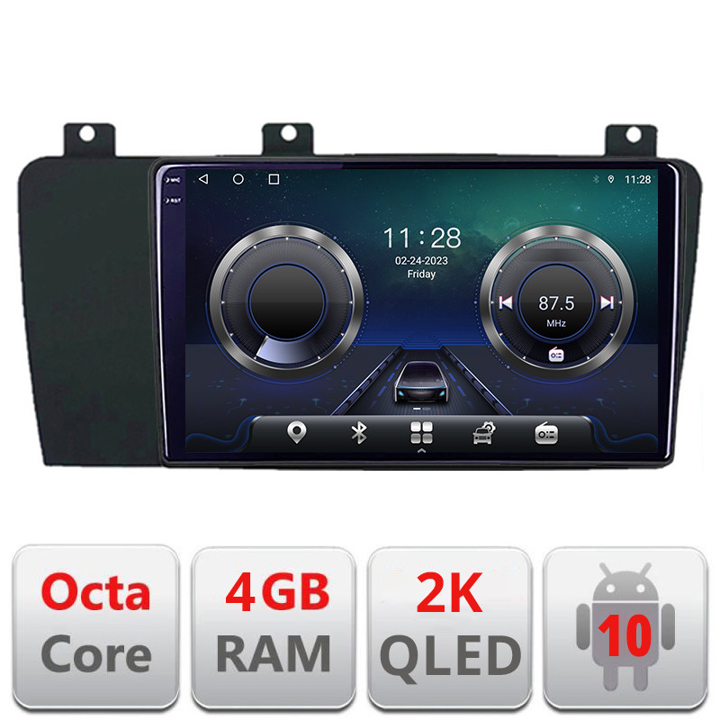 Navigatie dedicata Volvo S60 2002-2008 Android Octa Core Ecran 2K QLED GPS 4G 4+32GB 360 KIT-s60 ...