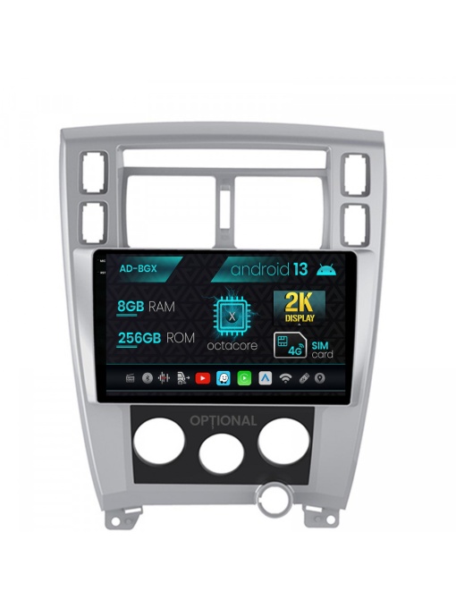 Navigatie Hyundai Tucson (2004-2009), Android 13, X-Octacore , 8GB RAM ...