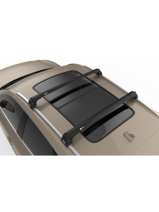 Set bare transversale portbagaj Turtle Air-v2, culoare neagra, dedicate ...