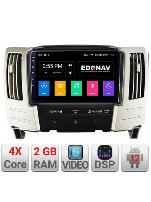 Navigatie dedicata Edonav Lexus RX300 2003-2008 Android radio gps ...