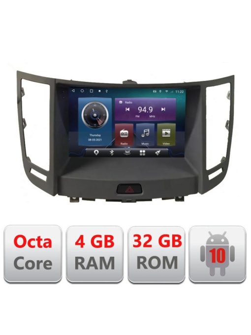 Navigatie dedicata Edonav Infinity FX 2009-2012 Android radio gps ...