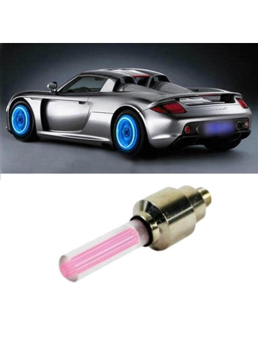 Set 2 Capace Valva cu LED Roz, cu senzor de lumina si miscare