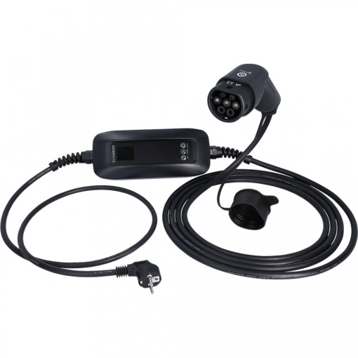 Incarcator auto masini electrice SCHUKO / TYPE 2 LCD 3.7 KW 230 V 6/8 ...