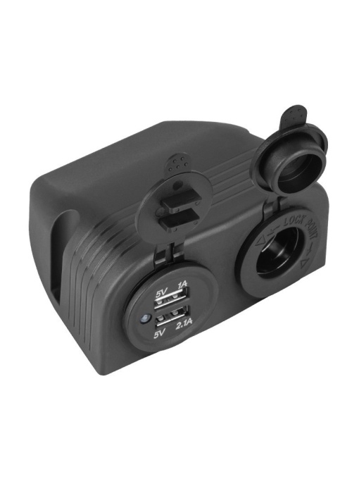 Mufa Montaj Auto 2Xusb 3100Ma Si Bricheta