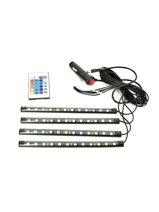 Lumini UnderCar LED - RGB pentru interior sau exterior cu telecomanda ...