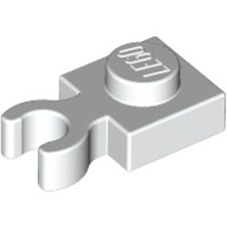 LEGO 4085-1 Platte plaat 1x1 met verticale clip wit NIEUW *1B286 4085a ...