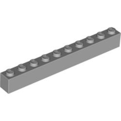 LEGO 6111 -86 Steen 1x10 grijs, licht (blauwachtig) NIEUW *5K0000 ...