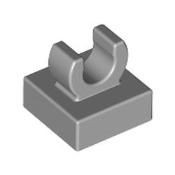 LEGO 15712-85 Tegel 1x1 met clip bovenop afgeronde hoeken grijs, donker ...
