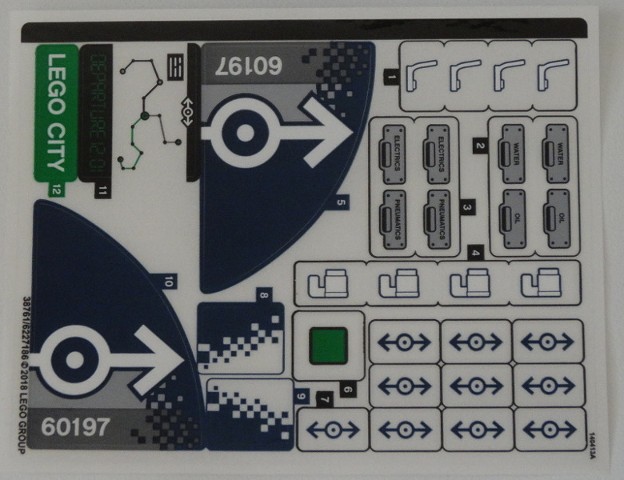 70620stk01 STICKER:70620 Ninjago Movie sticker 1 NIEUW *0S0000