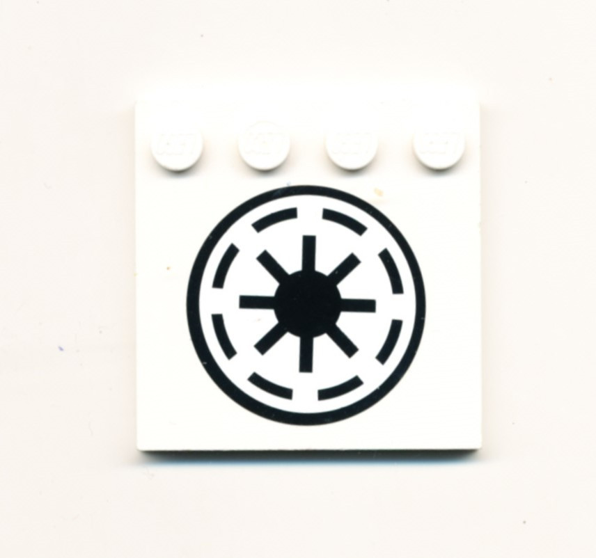 6179pb013-1G Tegel 4x4 met noppen zijkant met SW Republic Logo (Sticker ...