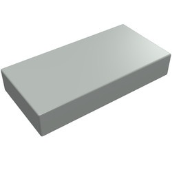 3069b-1G Tegel 1x2 wit gebruikt *1L338