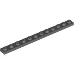 LEGO 2445 -85 Platte plaat 2x12 grijs, donker (blauwachtig) NIEUW ...