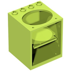 6197-47 Kast 4x4x4 met gat voor wasbak (zonder deur) PAKKETZENDING roze ...