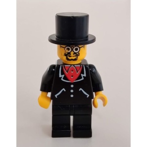 adv025G Lord Sam Sinister met hoge hoed gebruikt *0M0000