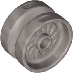 LEGO 18976-11 Wiel 18x12mm met remlijnen, asgat en nop zwart NIEUW ...