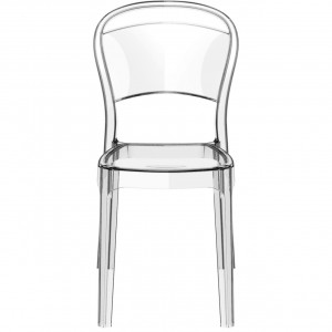 Scaun Bo alb transparent | Horecainvest