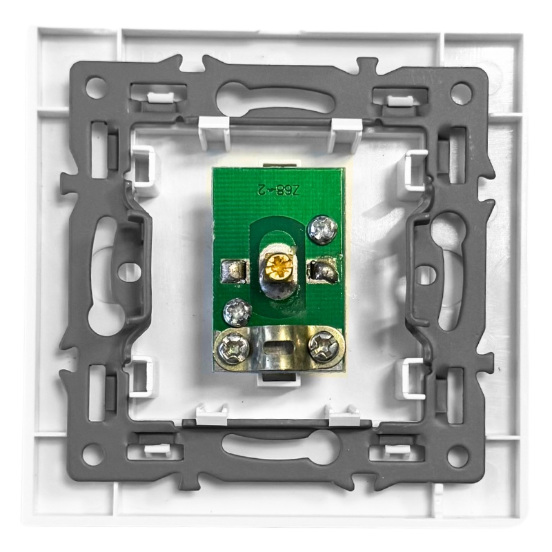 Priza TV cu Rama din sticla securizata, iUni TS, Conector Mama 9.5mm