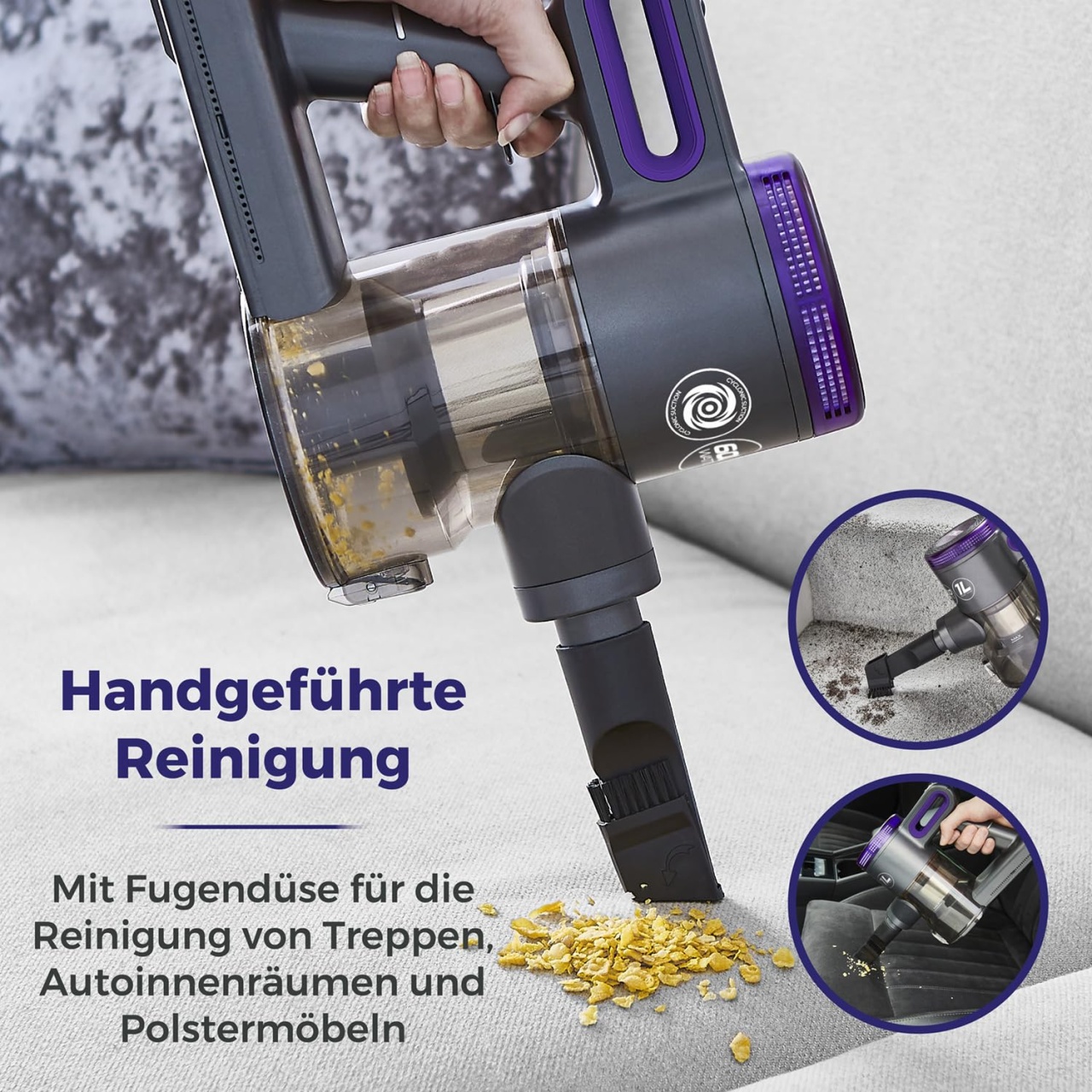 Aspirator cu fir Tower T513005 Pro XEC20 3 in 1, aspiratie ciclon ...