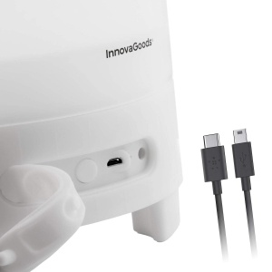 Galeata LED InnovaGoods 3-in-1 cu boxa Bluetooth 50 iluminare RGB ...